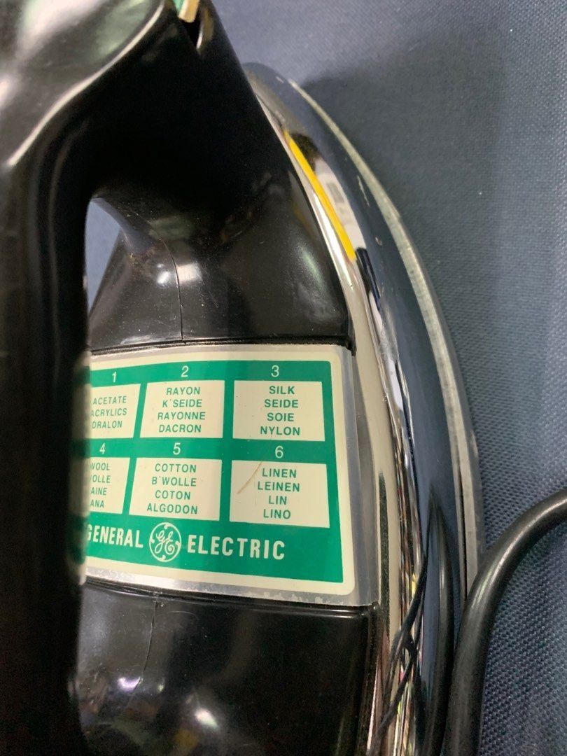 GE Automatic Heavy Weight Iron -220volts, TV & Home Appliances, Irons ...