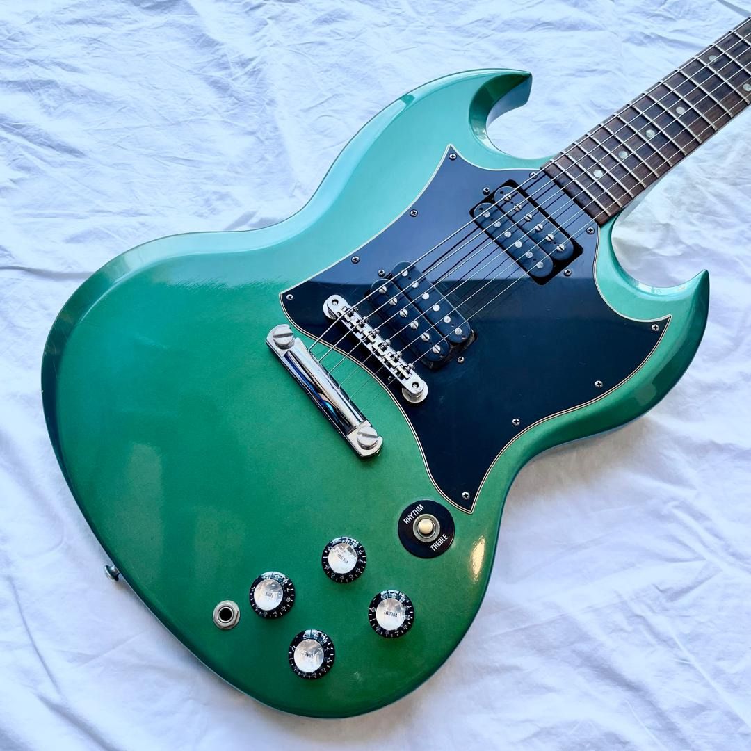 GIBSON SG SPECIAL 2002 TEAL FLIP FLOP GREEN, Hobbies & Toys, Music ...