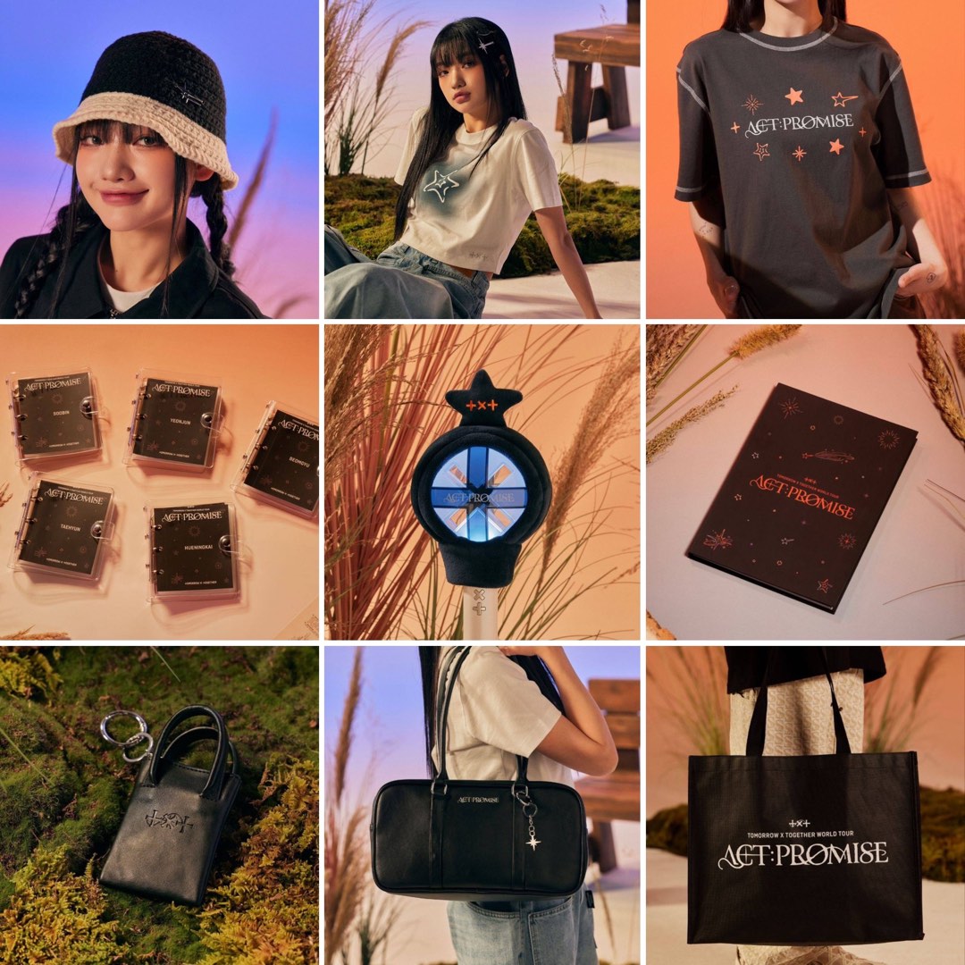 [GO] TXT ACT: PROMISE WORLD TOUR MERCH, Hobbies & Toys, Memorabilia ...