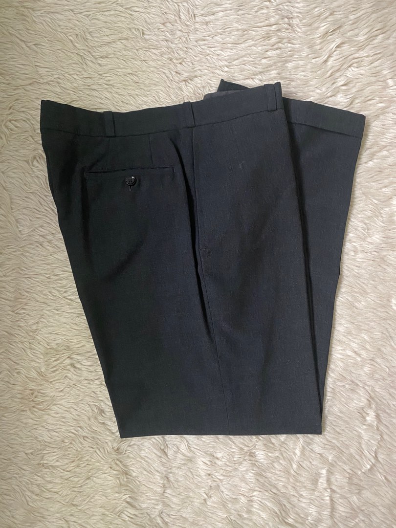 His Gray-Black Slacks, Men's Fashion, Bottoms, Chinos on Carousell