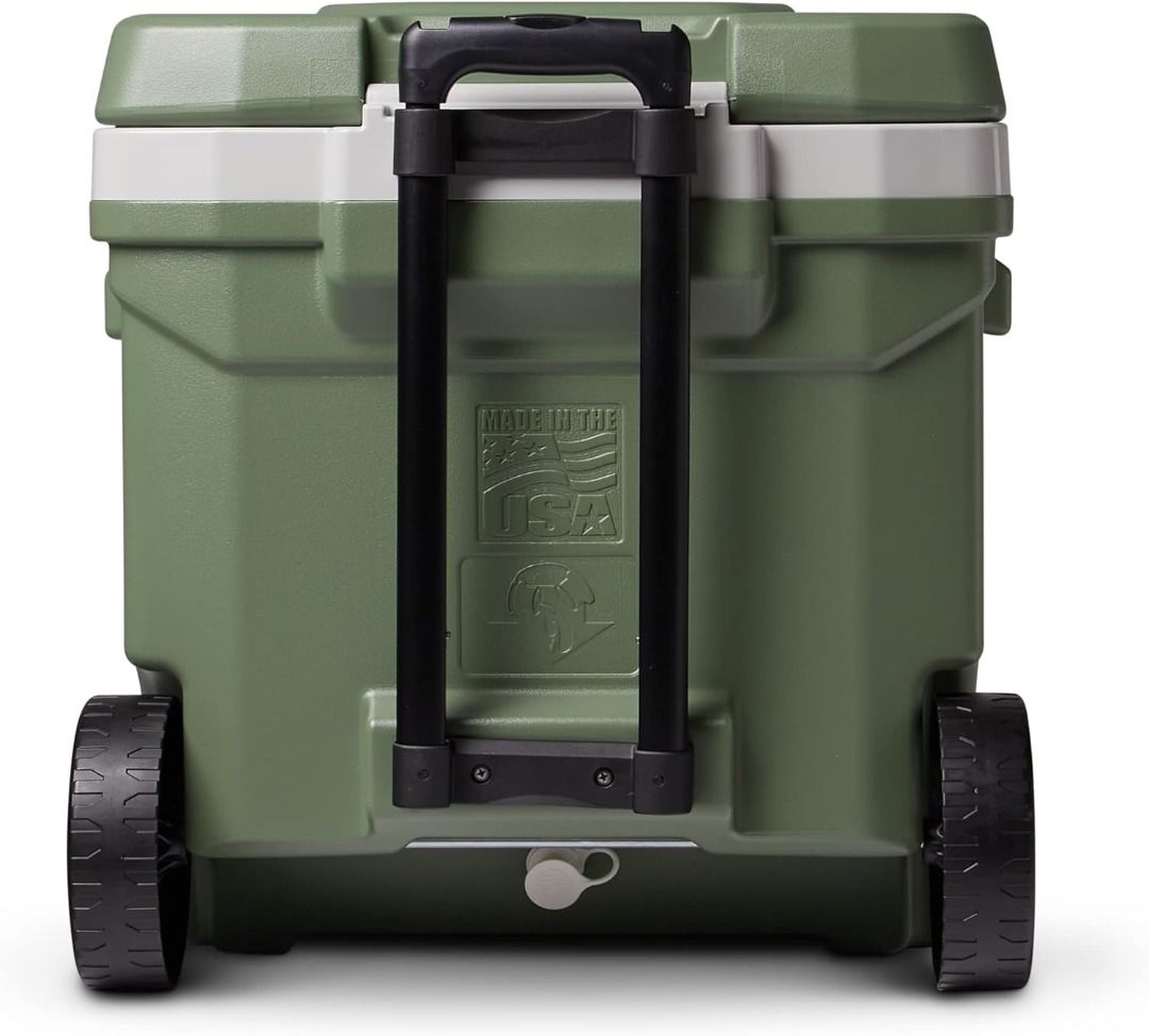 Igloo ECOCOOL Latitude 60 Qt Roller Cooler ice box wheel wheeled, Sports Equipment, Hiking ...