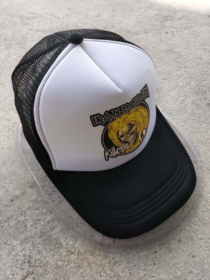 IRON MAIDEN CAP CUSTOM, Men's Fashion, Watches & Accessories, Cap ...