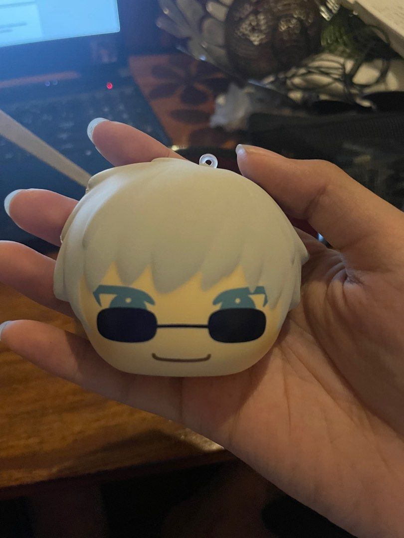 Jujutsu Kaisen Gojo Fukafuka Squishy Bread Plush, Hobbies & Toys, Toys ...