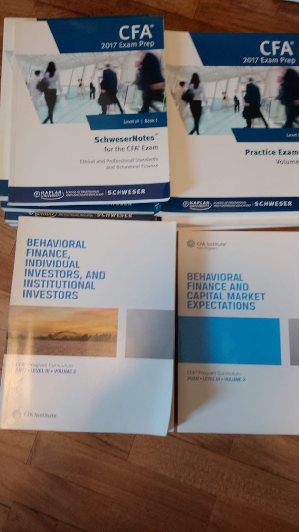 Kaplan CFA level 3 assessment books, Hobbies & Toys, Books & Magazines ...