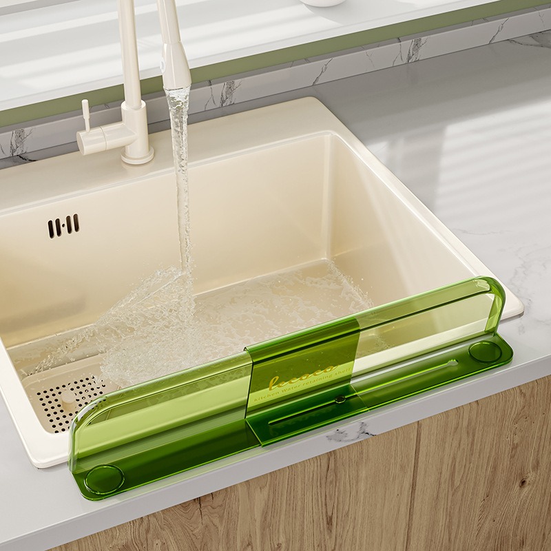 Kitchen Sink Baffle Retractable Splash-Proof Water-Proof Dishwasher ...
