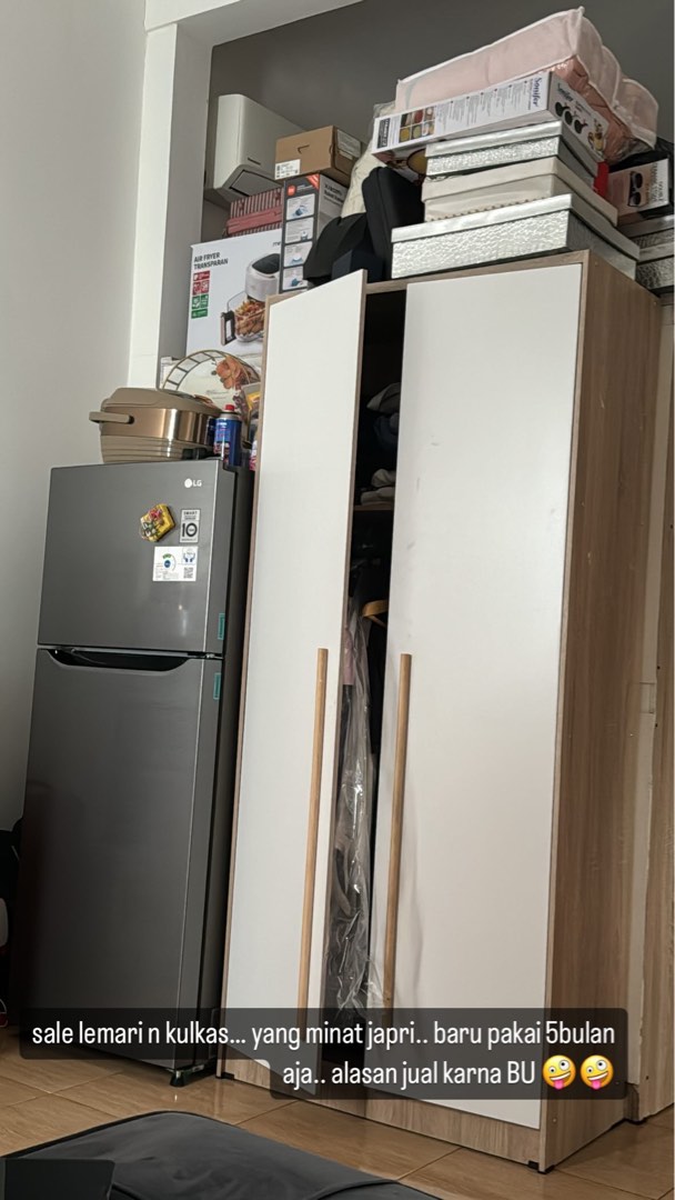 kulkas dan lemari, Perabotan Rumah di Carousell