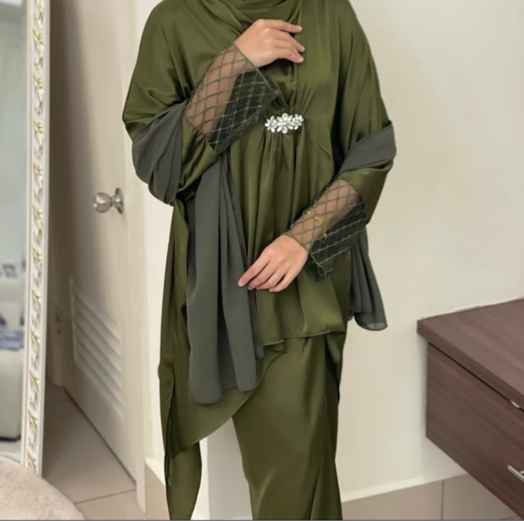 Kurung pario, Women's Fashion, Muslimah Fashion, Baju Kurung & sets on ...