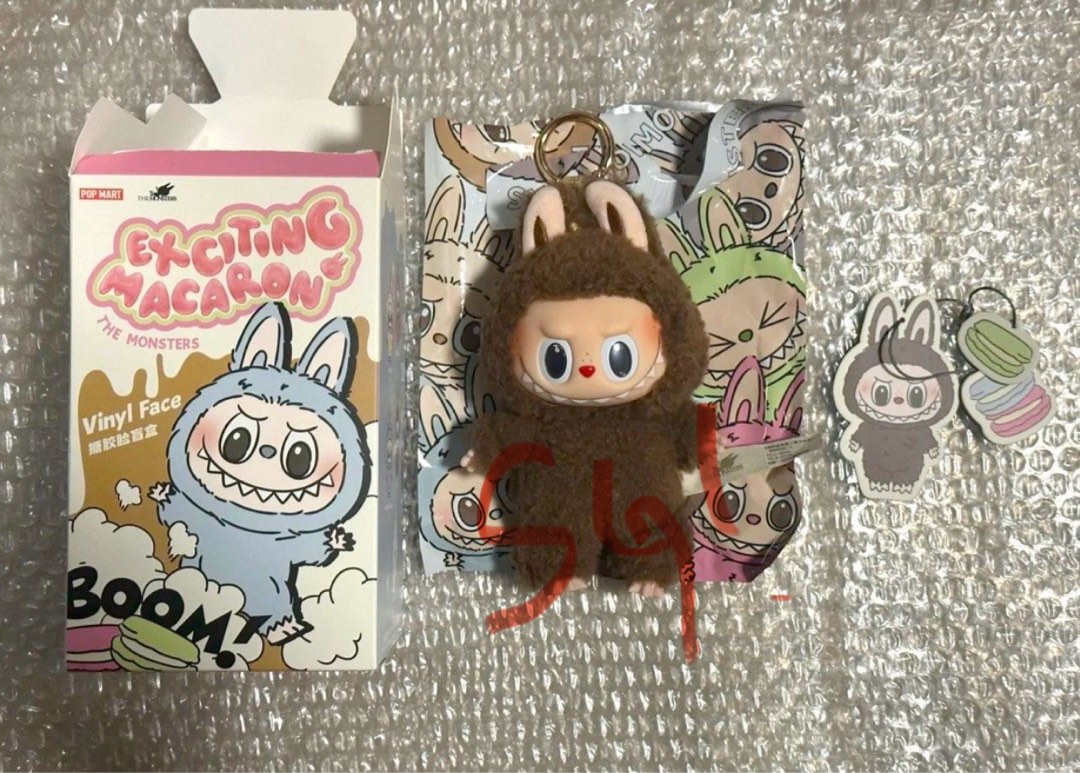 LABUBU SECRET COCOA MONSTER EXCITING MACARONS SERIES, Hobbies & Toys ...