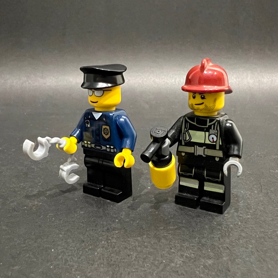 LEGO City Police Officer & Fire Fighter Set, Hobbies & Toys, Toys ...