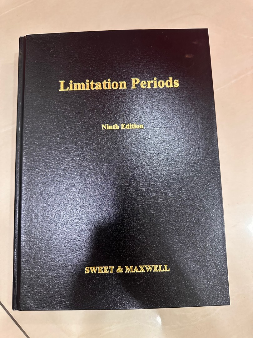 Limitation periods 9th edition, Hobbies & Toys, Books & Magazines ...