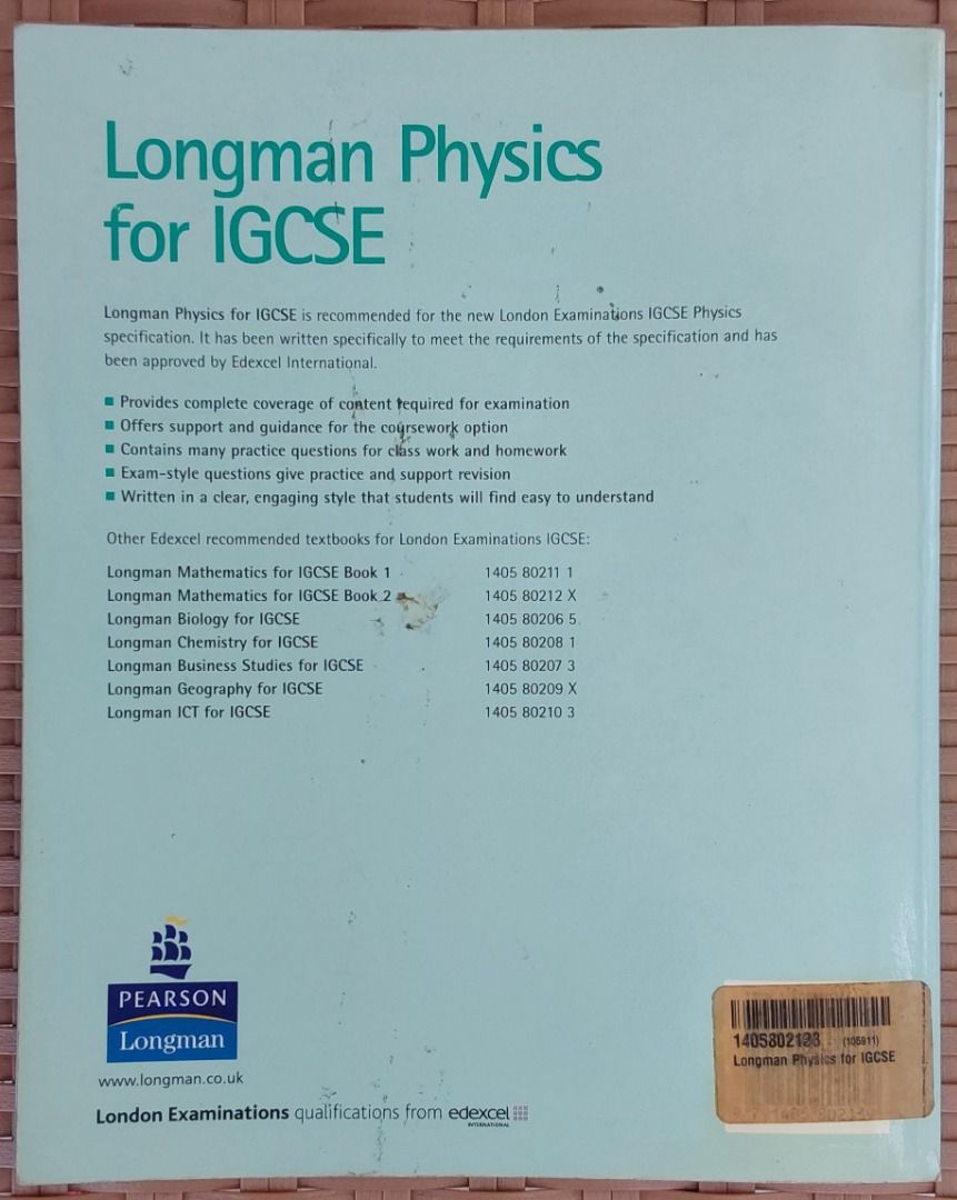 Longman Physics for IGCSE, 2004, (English/buku bahasa inggris), Buku ...