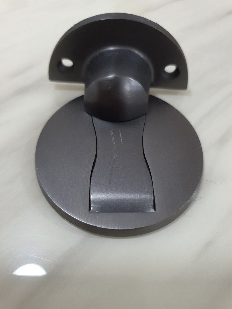MAGNETIC DOOR STOPPERS (GUN METAL GRAY), Furniture & Home Living, Home ...