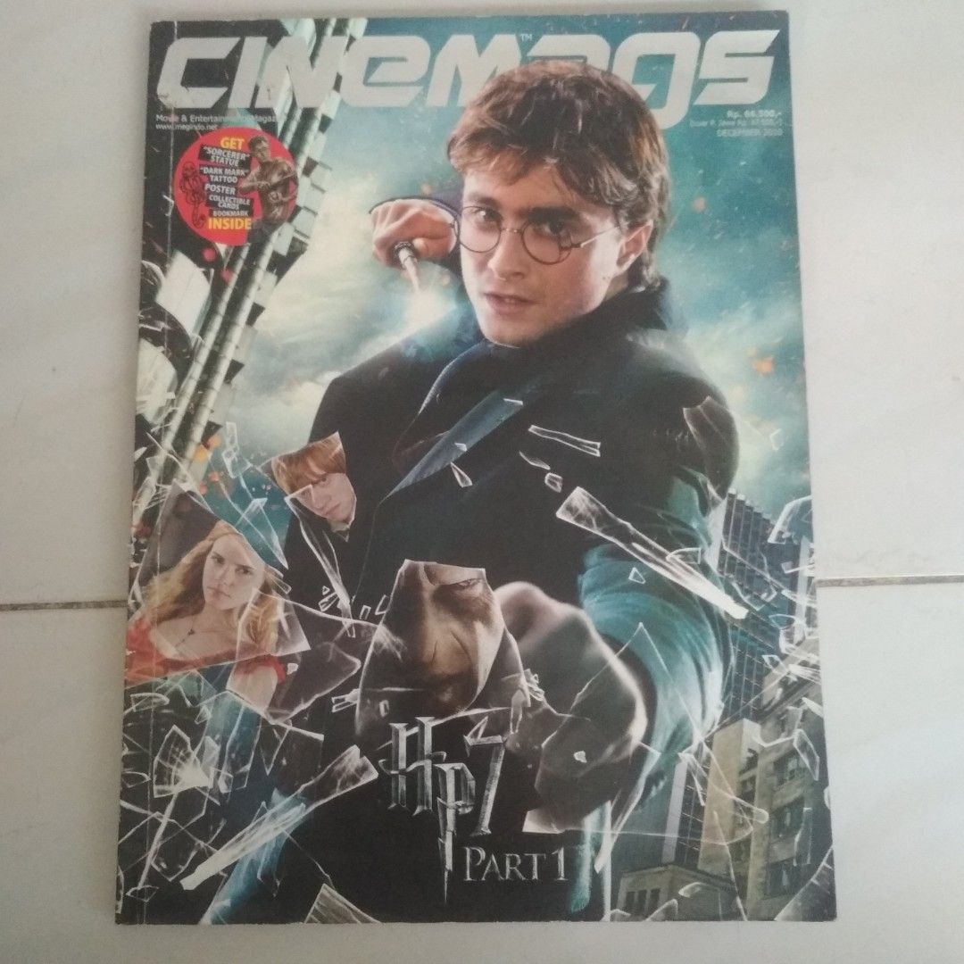 Majalah Cinemags Special Edition: Harry Potter 7 part 1, Buku & Alat ...