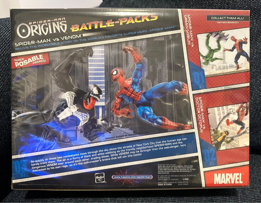 Mcfarlane Spider-Man Origins 2 pack with Venom (Battle-packs) - Not Marvel Legends, Hobbies ...