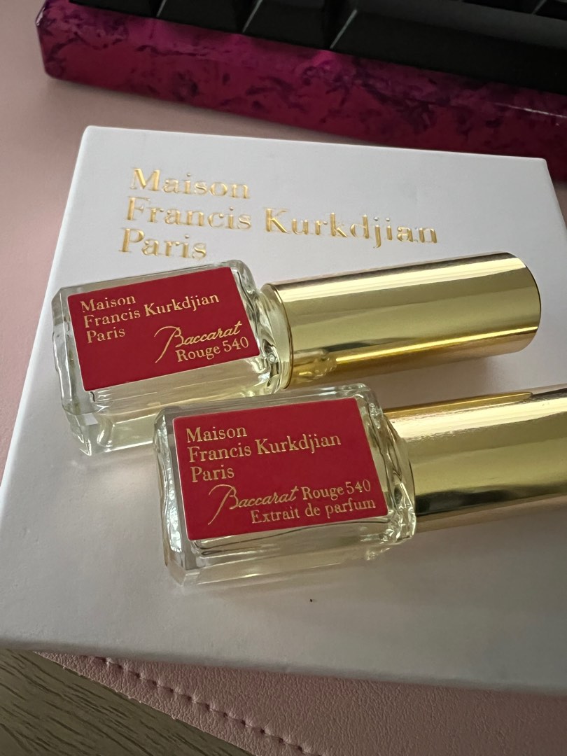 MFK Baccarat Rouge 540 EDP + Extrait - 5ml each, Beauty & Personal Care ...