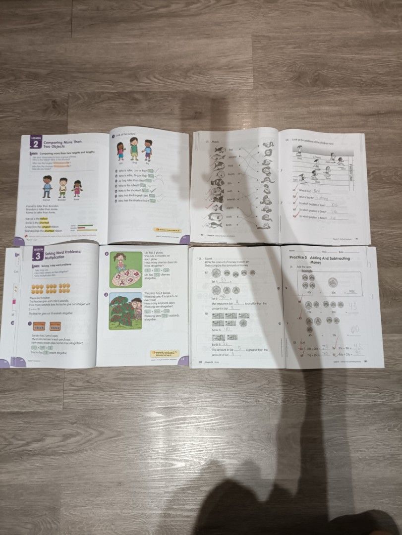 MY PALS ARE HERE MATH'S 3RD EDITION PUPIL'S BOOK WORKBOOK 1A 1B ...