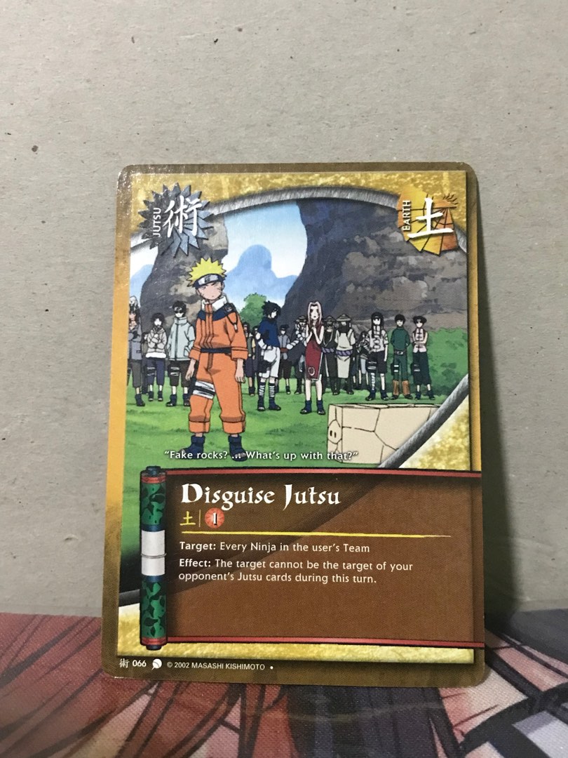 Naruto card ( Disguise jutsu), Hobbies & Toys, Toys & Games on Carousell
