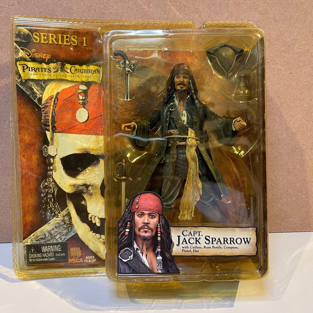 Neca Pirates of the Caribbean Series 1 Capt. Jack Sparrow (Smiling ...
