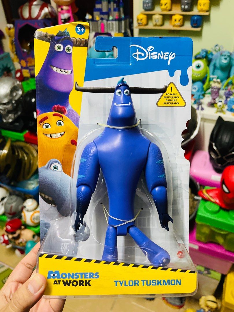NEW Disney's Pixar Monsters at Work Tylor Tuskmon Action Figures ...