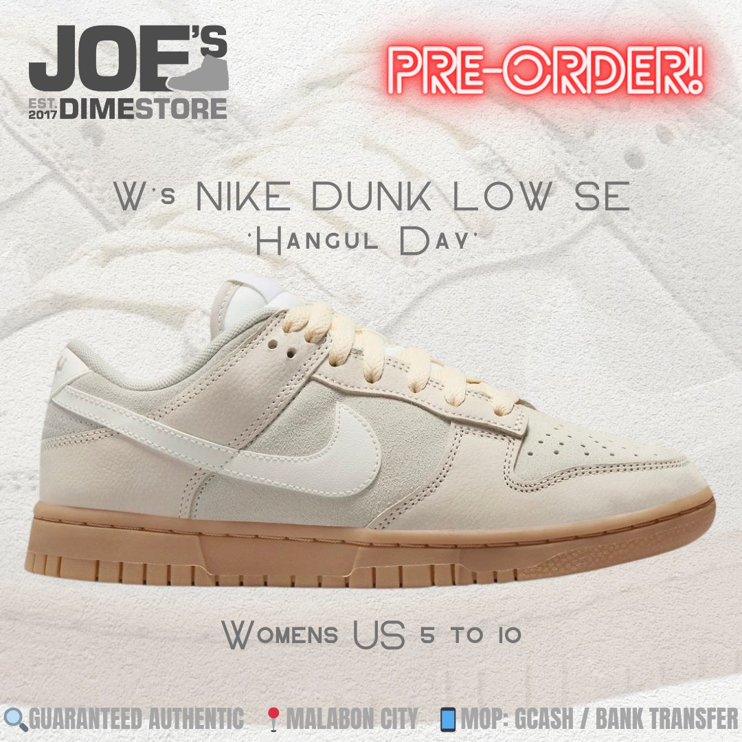Nike Dunk Low SE Hangul Day, Women's Fashion, Footwear, Sneakers on ...