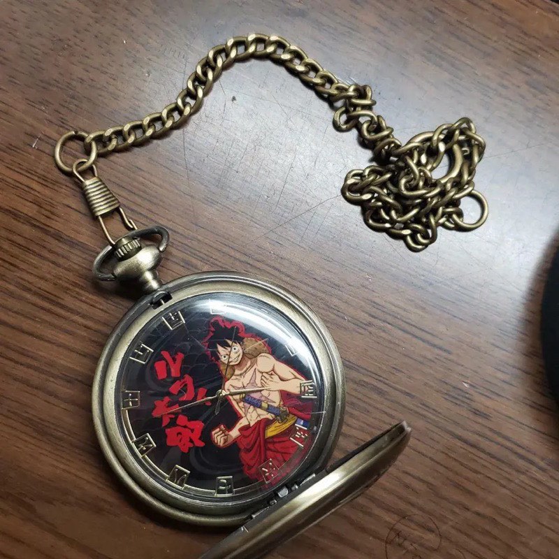 One Piece Monkey D Luffy Pocket Watch, Hobbies & Toys, Memorabilia ...