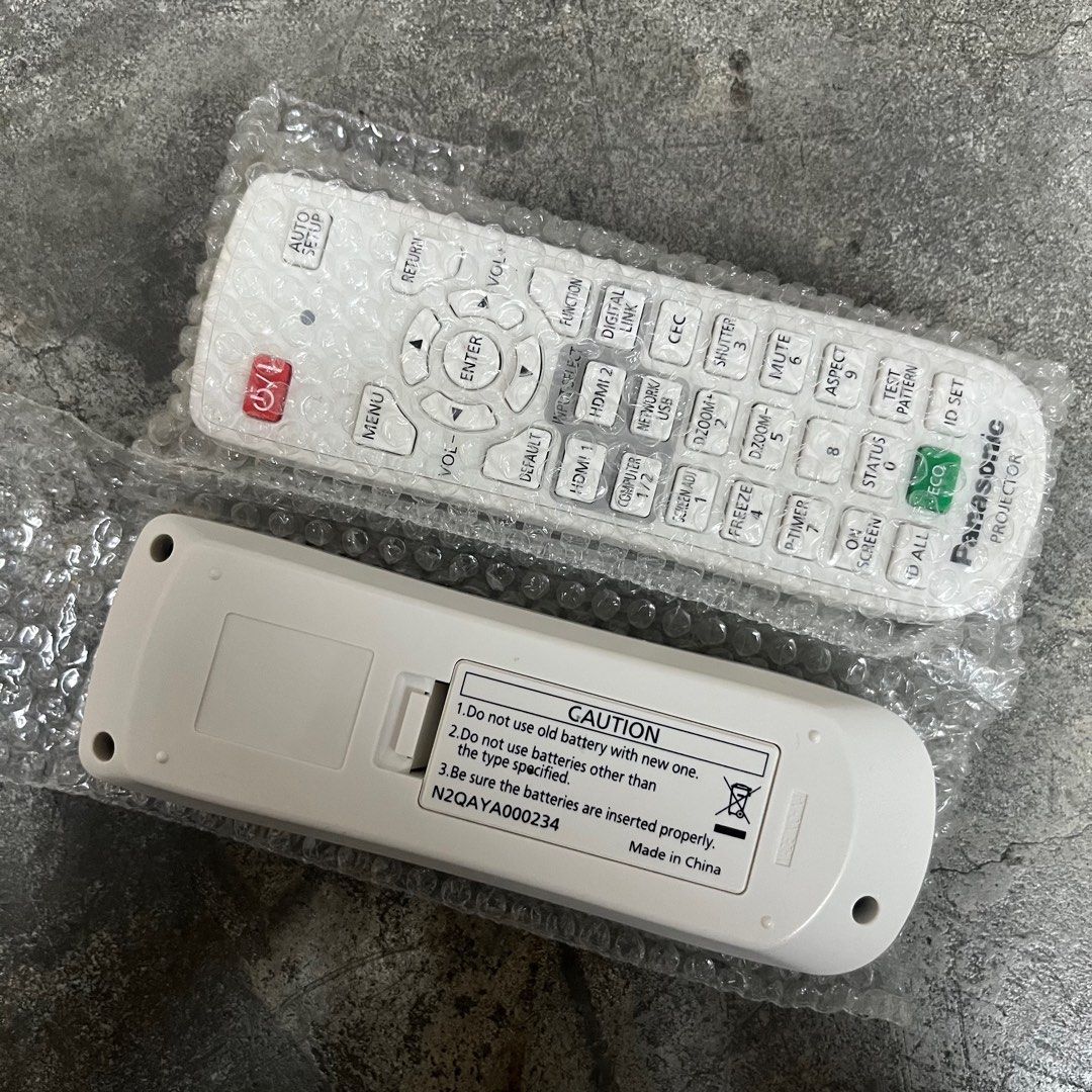 Panasonic Projector Remote Controller N2QAYA000234, TV & Home ...