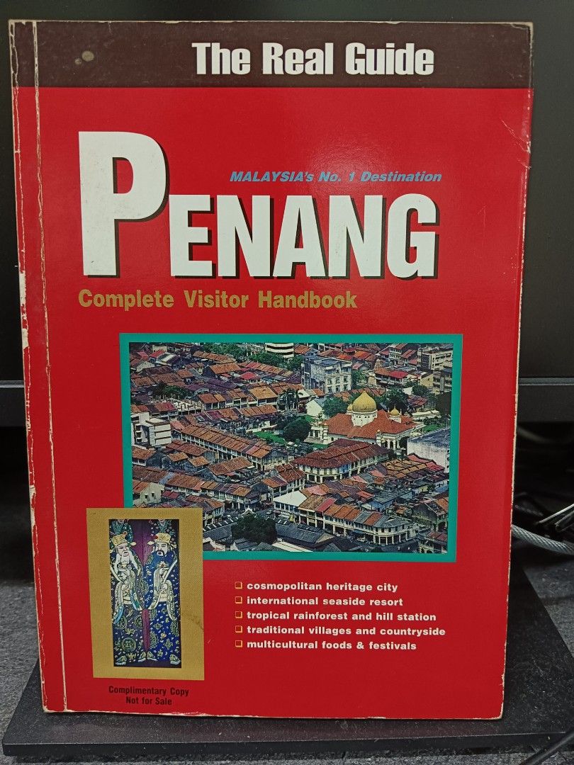 Penang the real guide khoo Salma nasution 1998 vintage book Buku lama ...