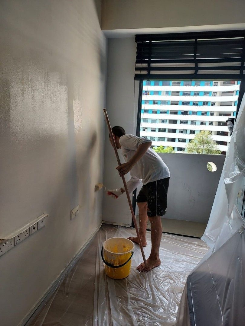 Plastering & painting service/Epoxy/HDB/Condo/Bto/Apartment/Two ...