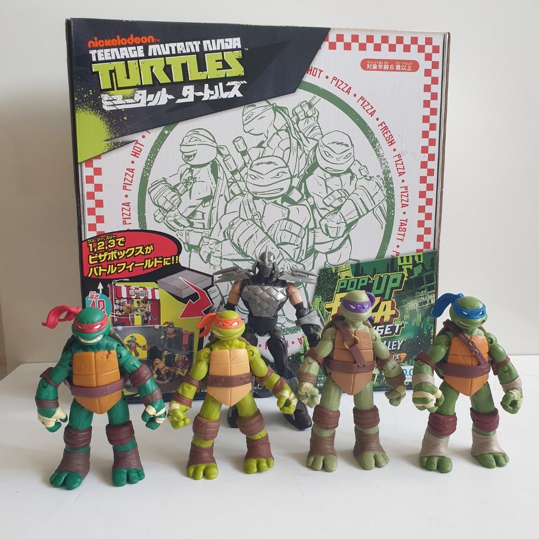 PLAYMATES Teenage Mutant Ninja Turtles Anchovy Alley Pizza PLAYSET ...