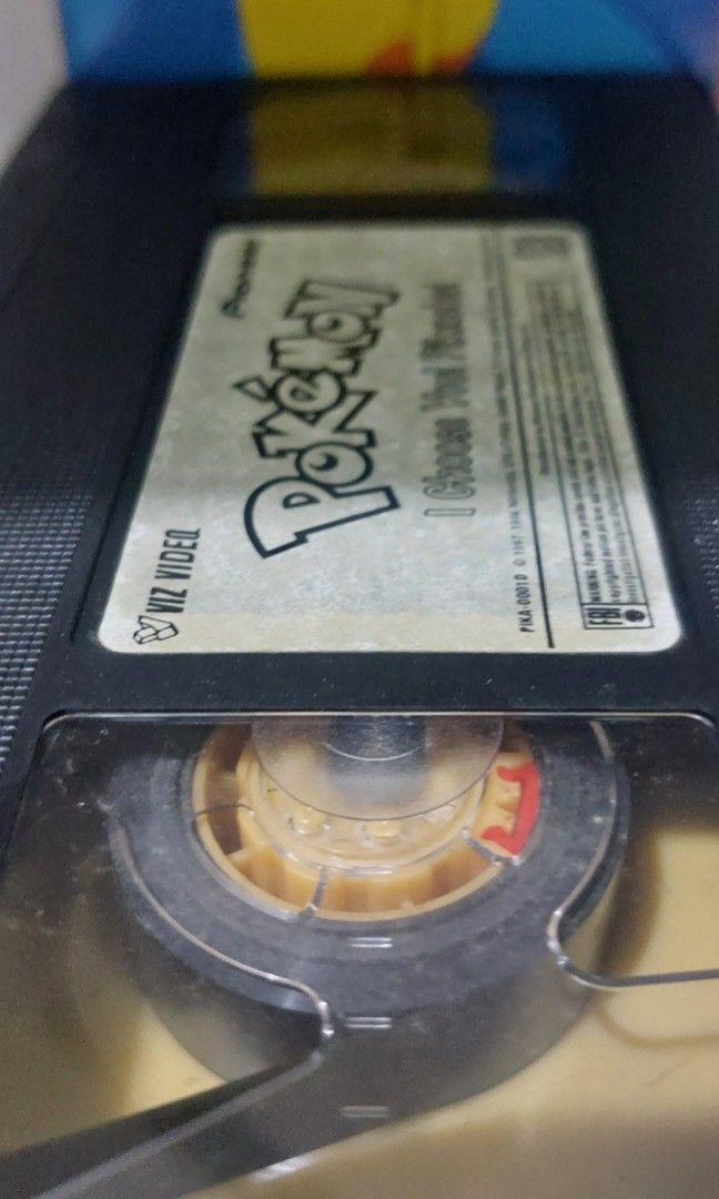 Pokemon I Choose You! Pikachu! Collectible VHS Video Tape Movie Anime ...