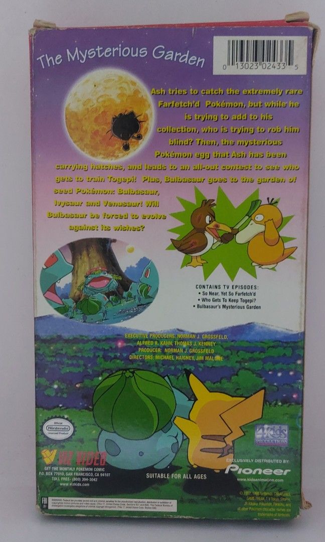 Pokemon Totally Togepie Collectible VHS Video Tape Movie Cartoons ...