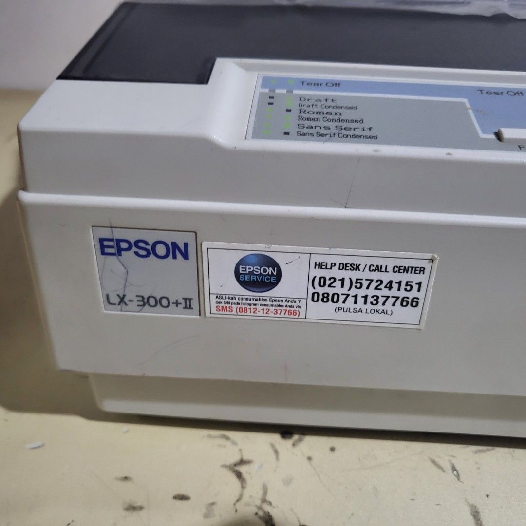 Printer Dot Matrix Epson LX 300 - II, Elektronik, Bagian Komputer ...