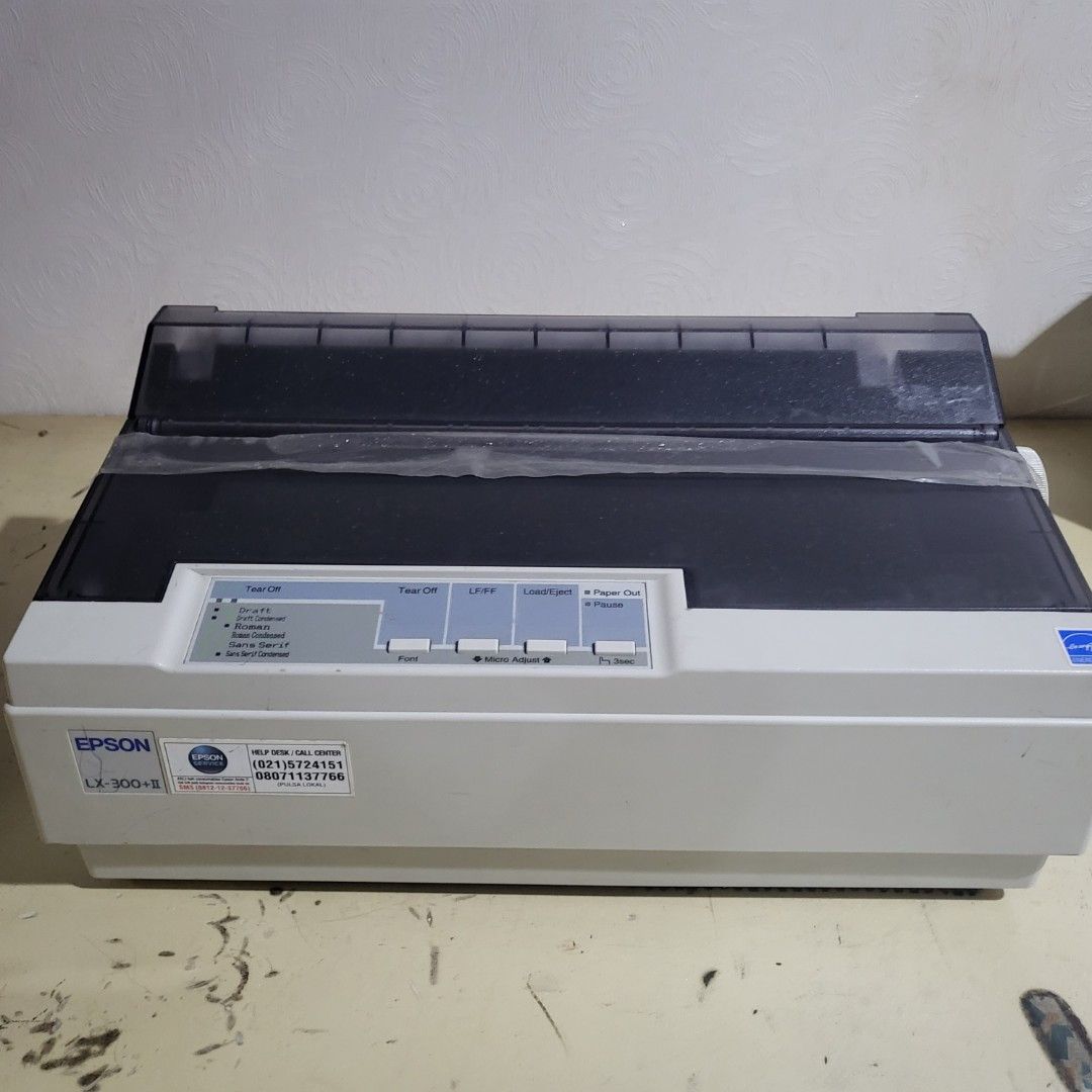 Printer Dot Matrix Epson LX 300 - II, Elektronik, Bagian Komputer ...