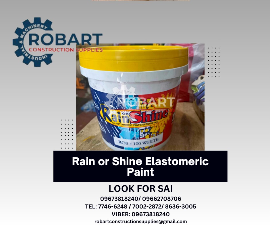 Rain or Shine Elastomeric Paint, Commercial & Industrial, Construction Tools & Equipment on ...