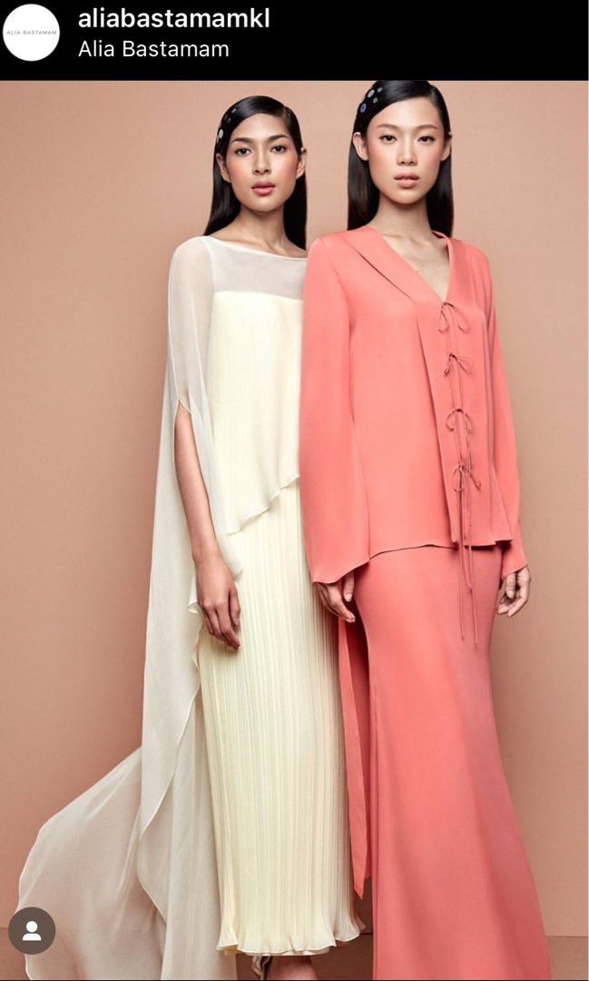 [RENT] Alia Bastamam Raya/Eid dress, Women's Fashion, Muslimah Fashion ...