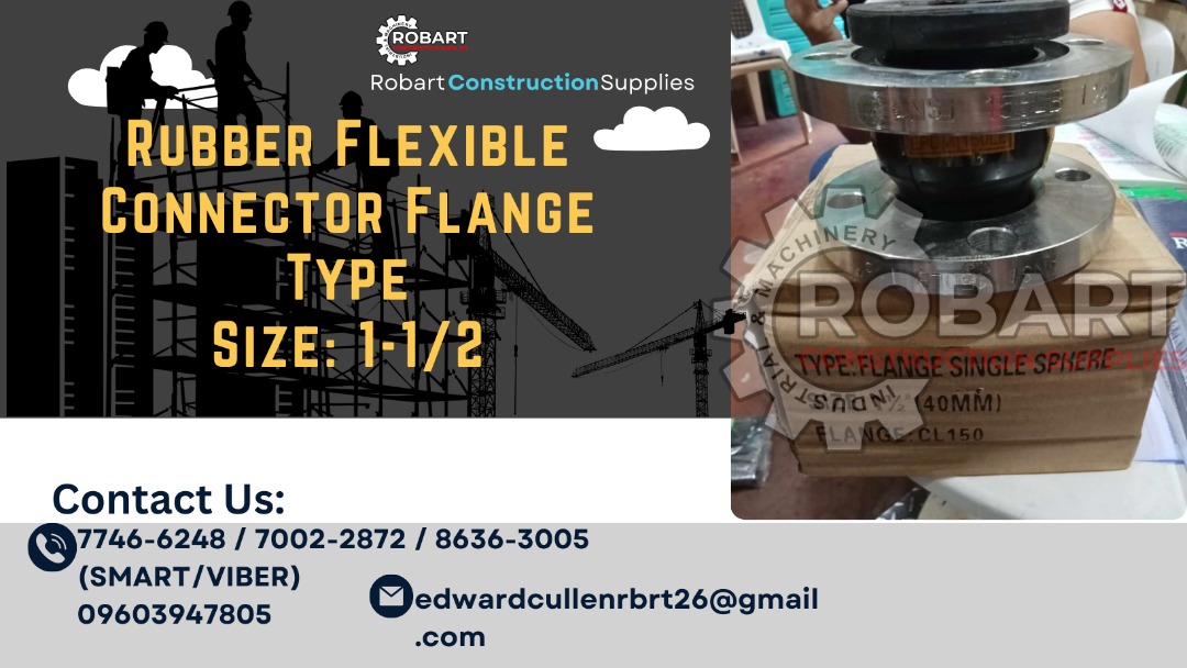 Rubber Flexible Connector Flange Type, Commercial & Industrial ...