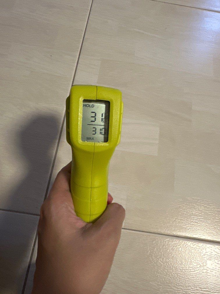 Ryobi IR002 Infrared Thermometer for Checking Cold and Hot Spots in ...