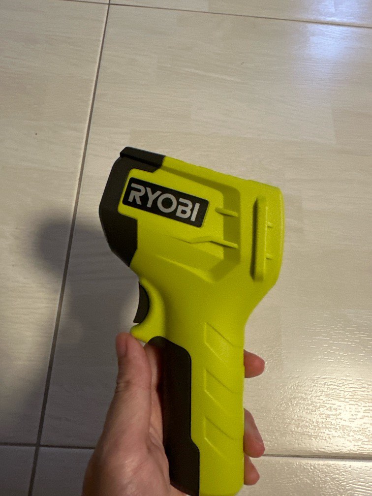 Ryobi IR002 Infrared Thermometer for Checking Cold and Hot Spots in ...
