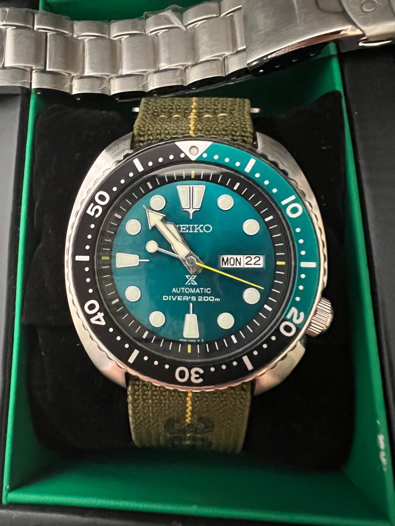 Seiko Prospex Green Turtle SRPB01K1 (Limited Edition), Luxury, Watches ...