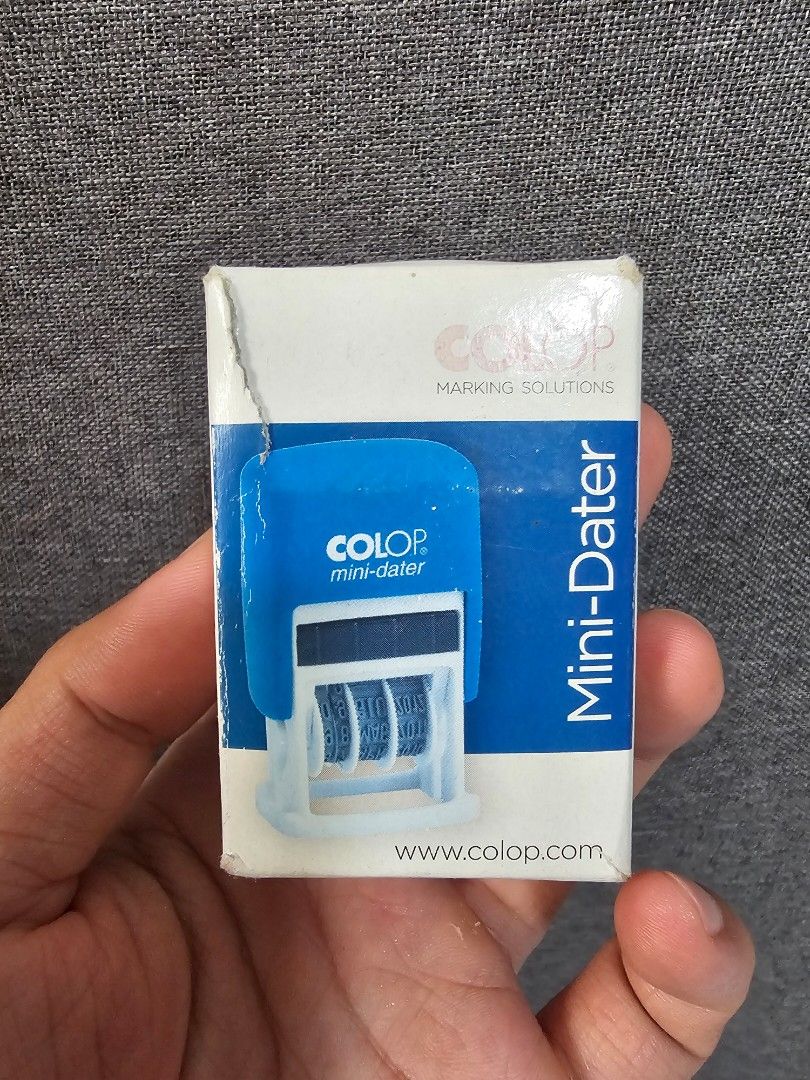 Self-inking Date stamp/chop, Hobbies & Toys, Memorabilia & Collectibles ...