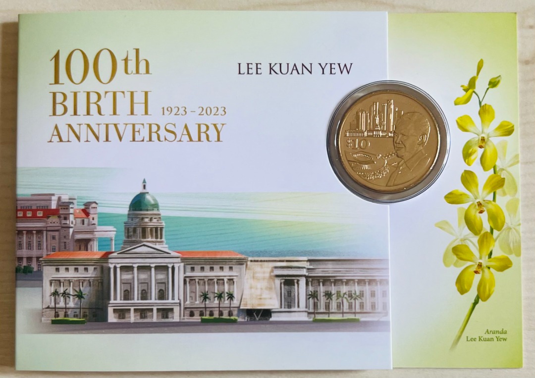 Singapore UNC S$10 Lee Kuan Yew 100th Birth Anniversary 1923 - 2023 ...