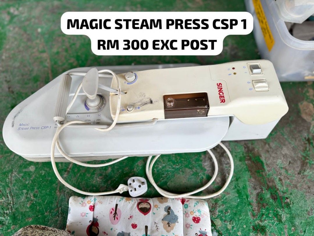 Singer Magic Steam Press CSP1, TV & Home Appliances, Irons & Steamers ...