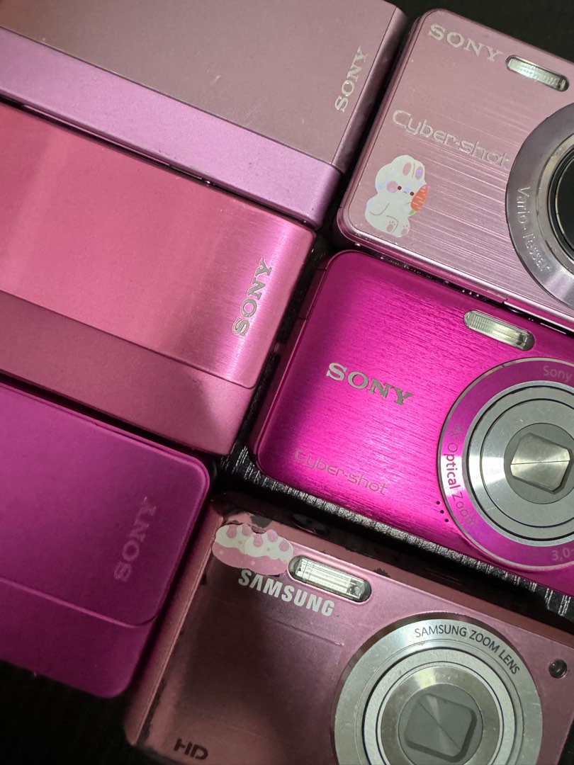 sony cameras pink, Photography, Cameras on Carousell