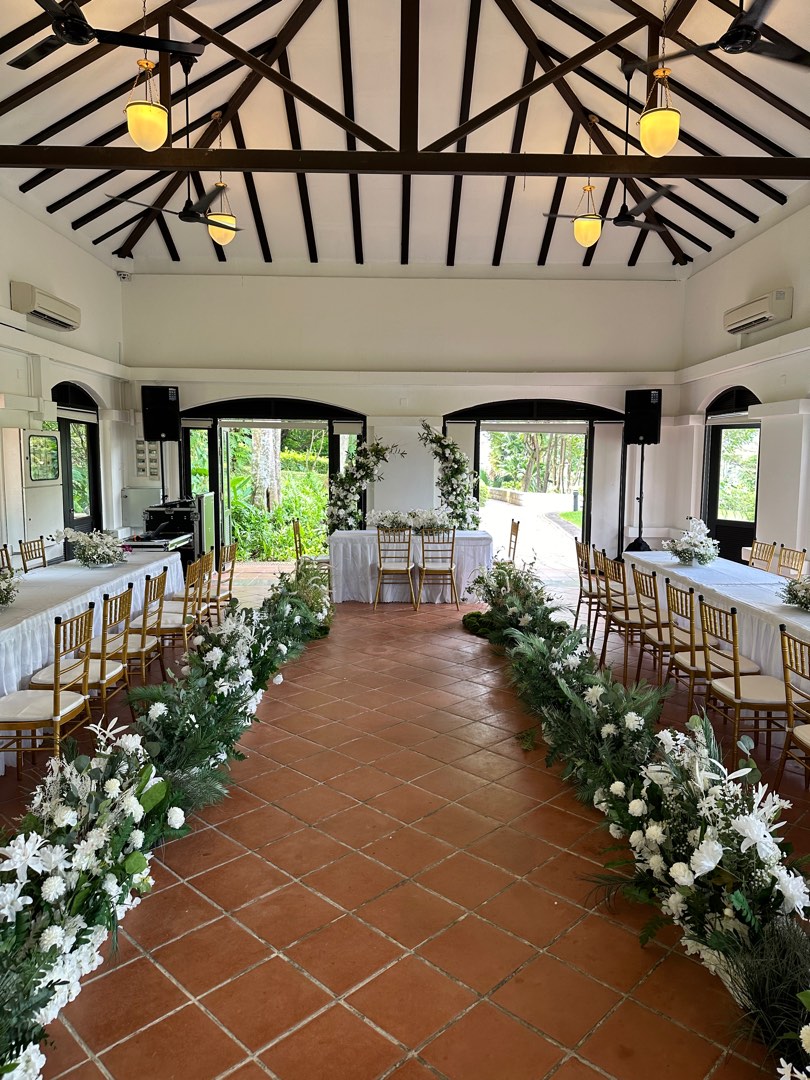 Table and Tiffany chair for rental, solemnisation , wedding, corporate ...