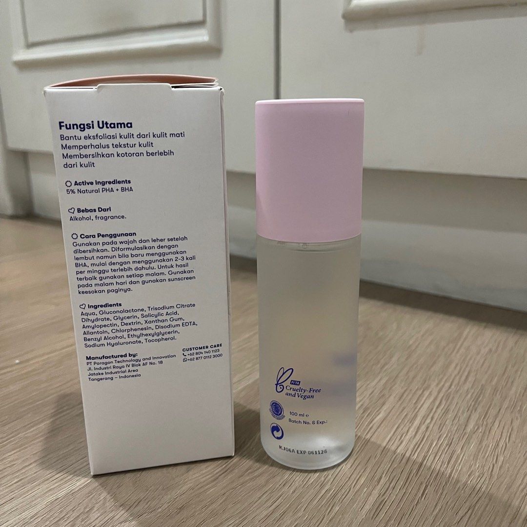 NEW!! TAVI 5% Natural PHA + BHA Retexture Toner 100 ml - Memperhalus ...