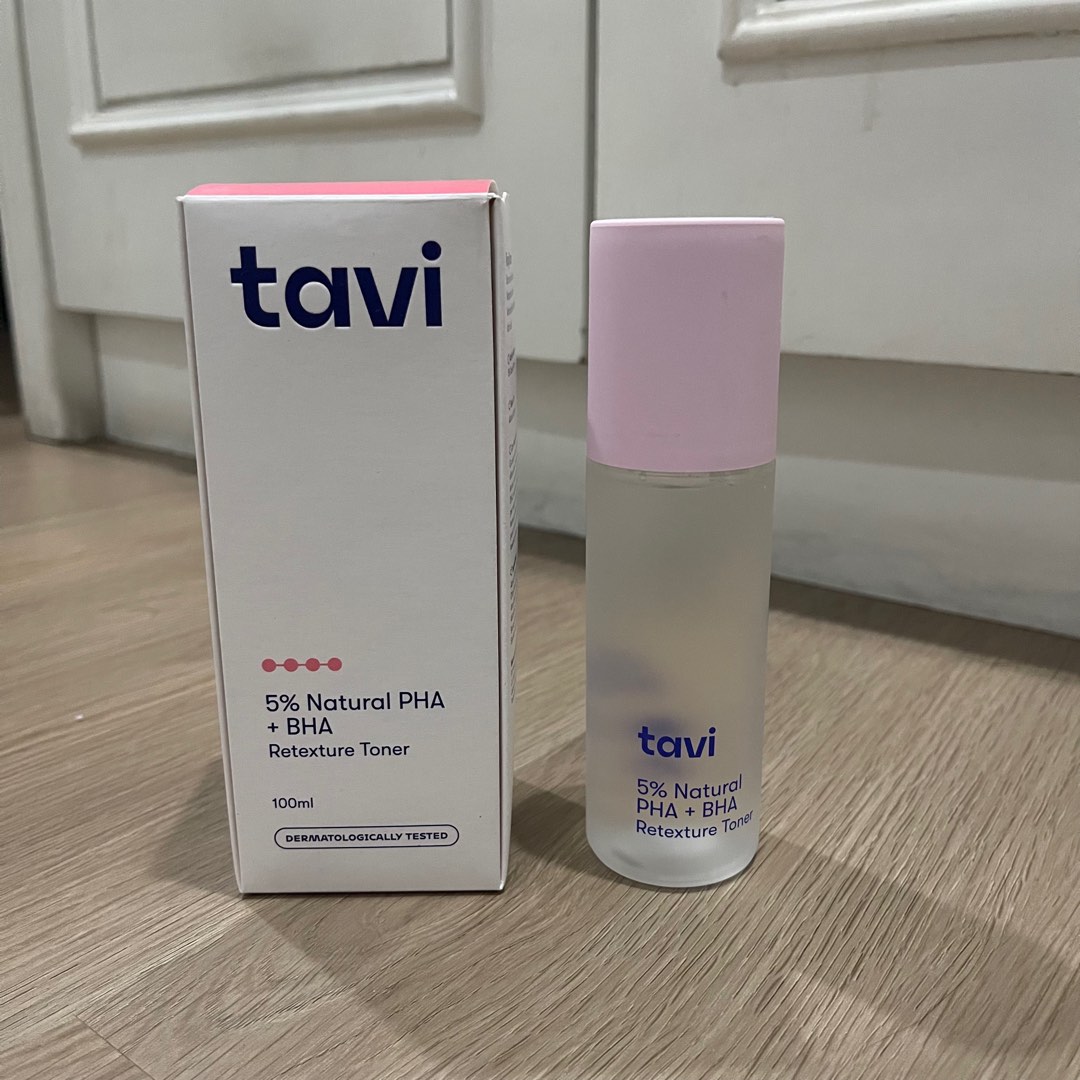 NEW!! TAVI 5% Natural PHA + BHA Retexture Toner 100 ml - Memperhalus ...