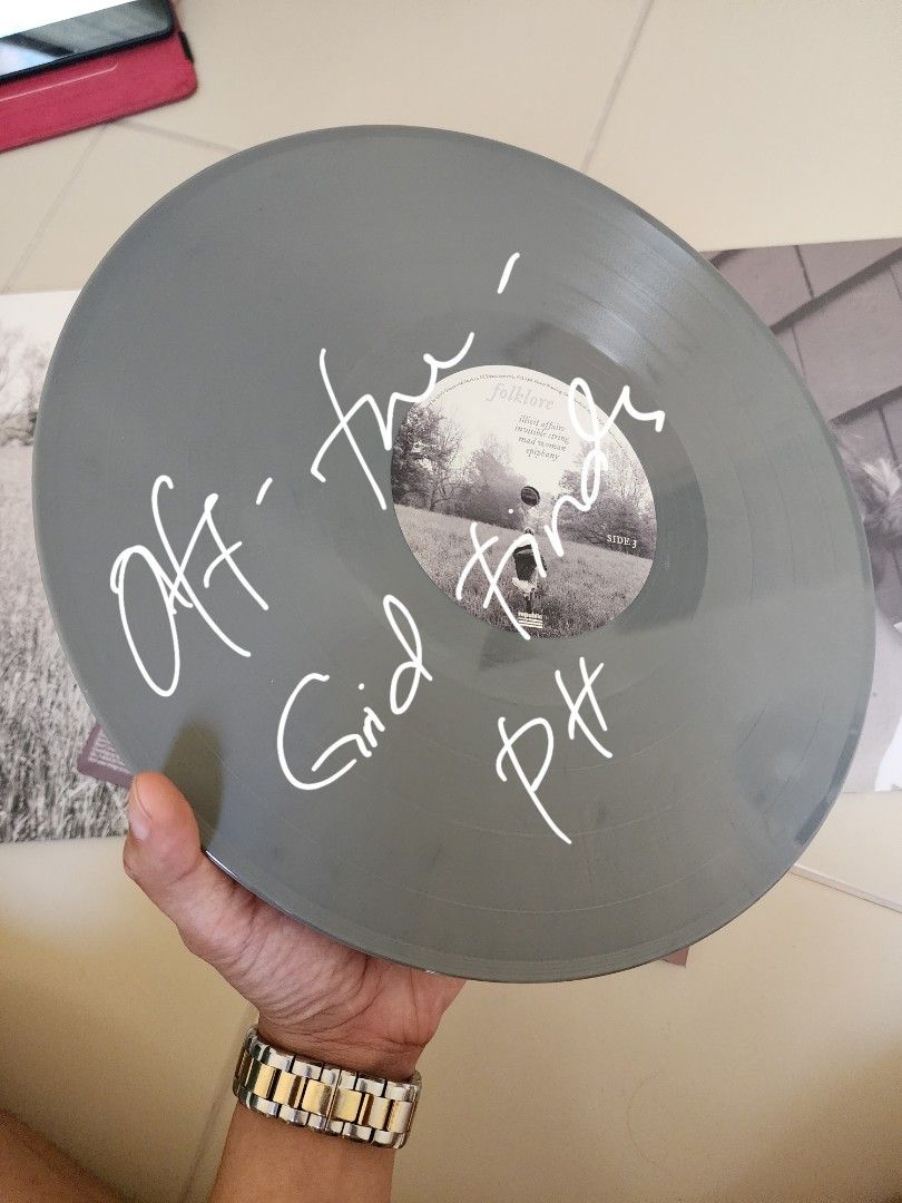 Taylor Swift - Folklore Vinyl (Running Like Water) Limited Edition ...