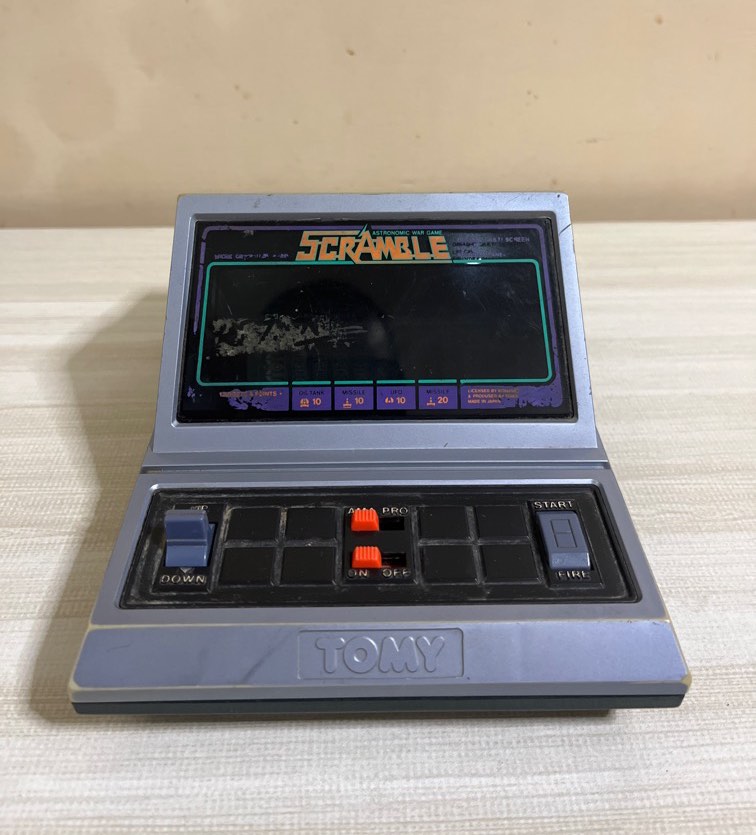 TOMY Scramble 1982 Table Top Arcade Console, Hobbies & Toys ...