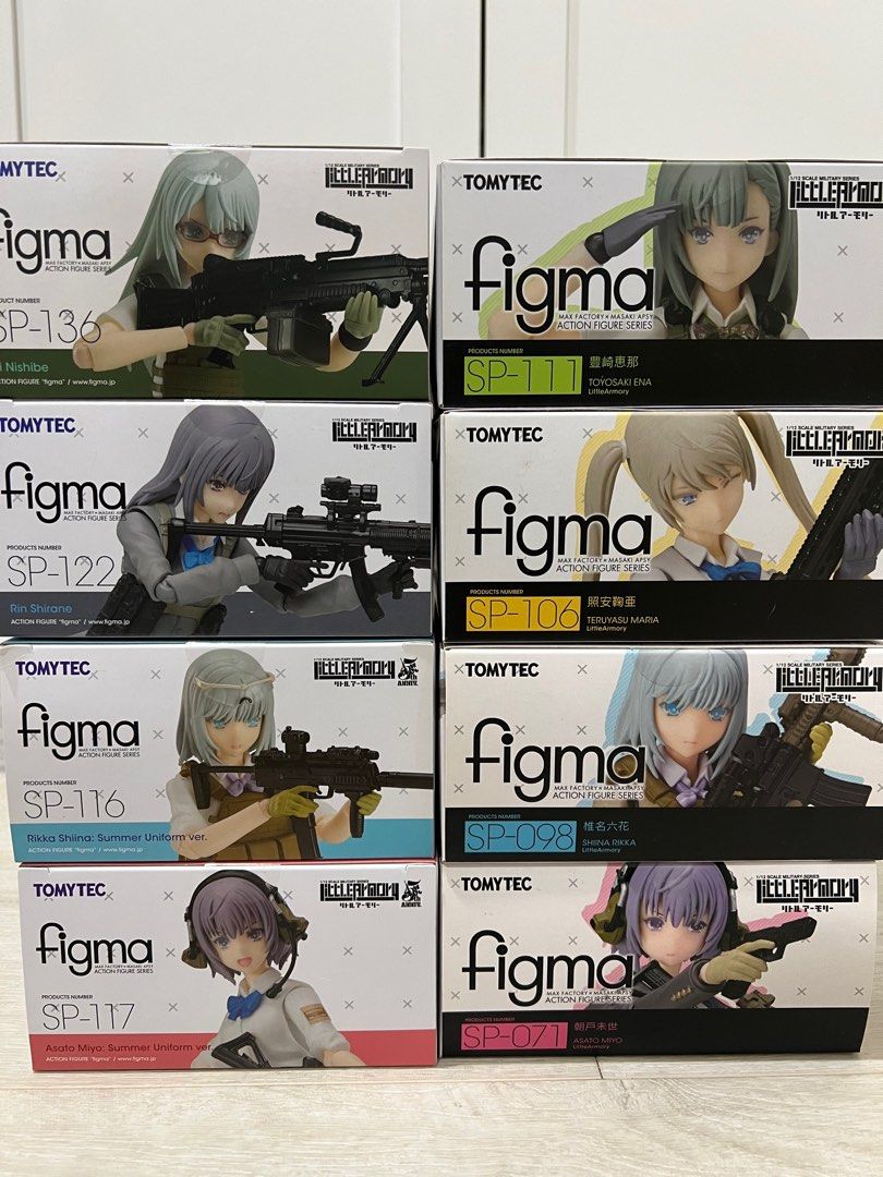 Tomytec Figma Little Armory Miyo Asato Shiina Rikka Summer Uniform Rin ...