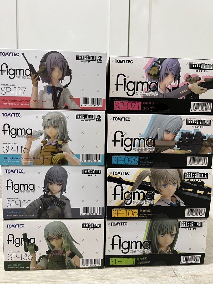 Tomytec Figma Little Armory Miyo Asato Shiina Rikka Summer Uniform Rin ...